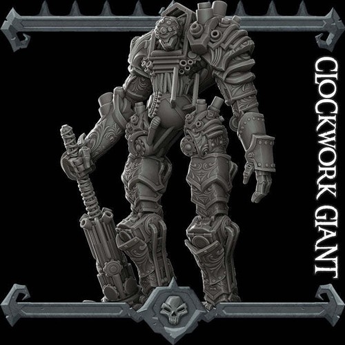 CLOCKWORK GIANT - Miniature | All Sizes | Dungeons and Dragons ...