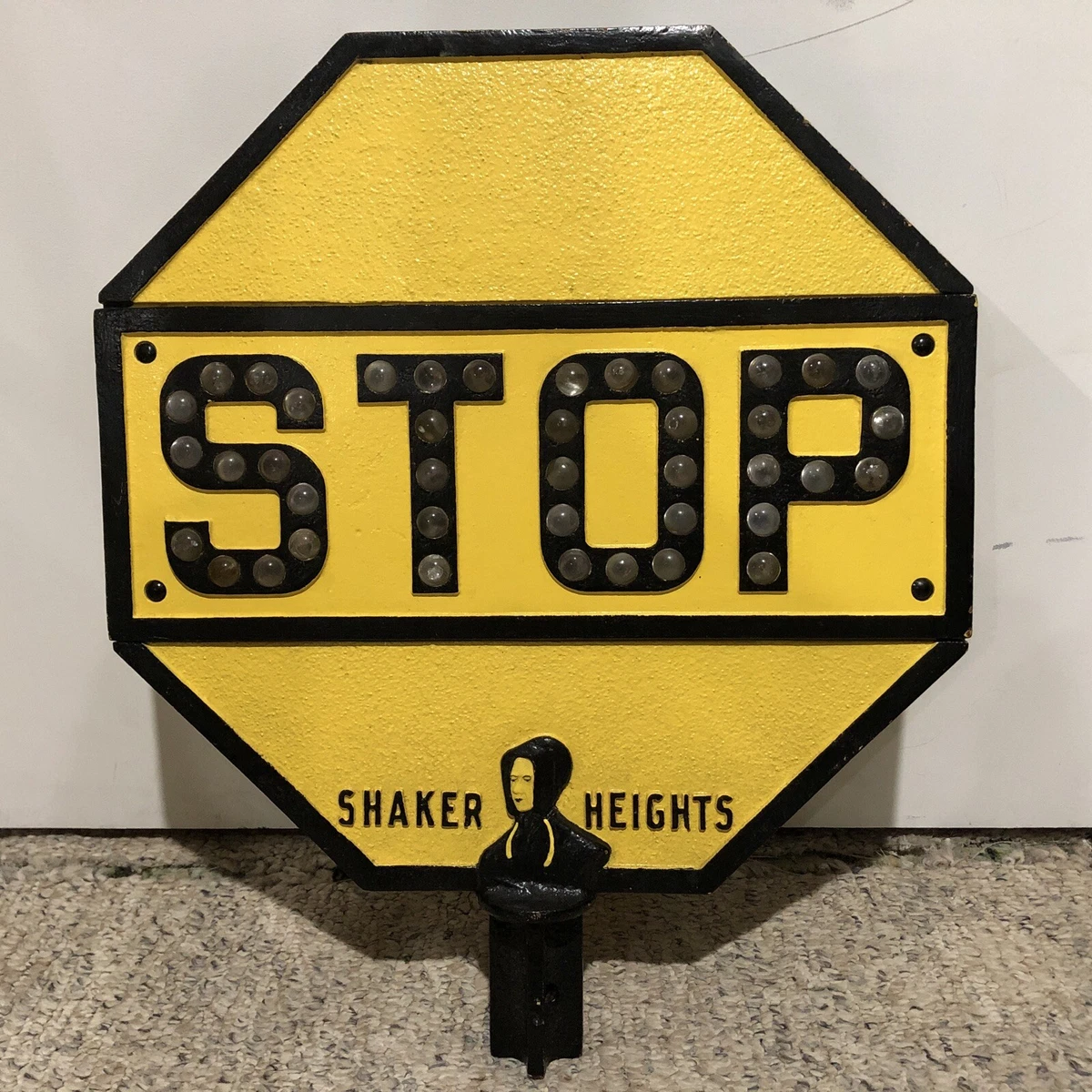 Yellow Stop Sign