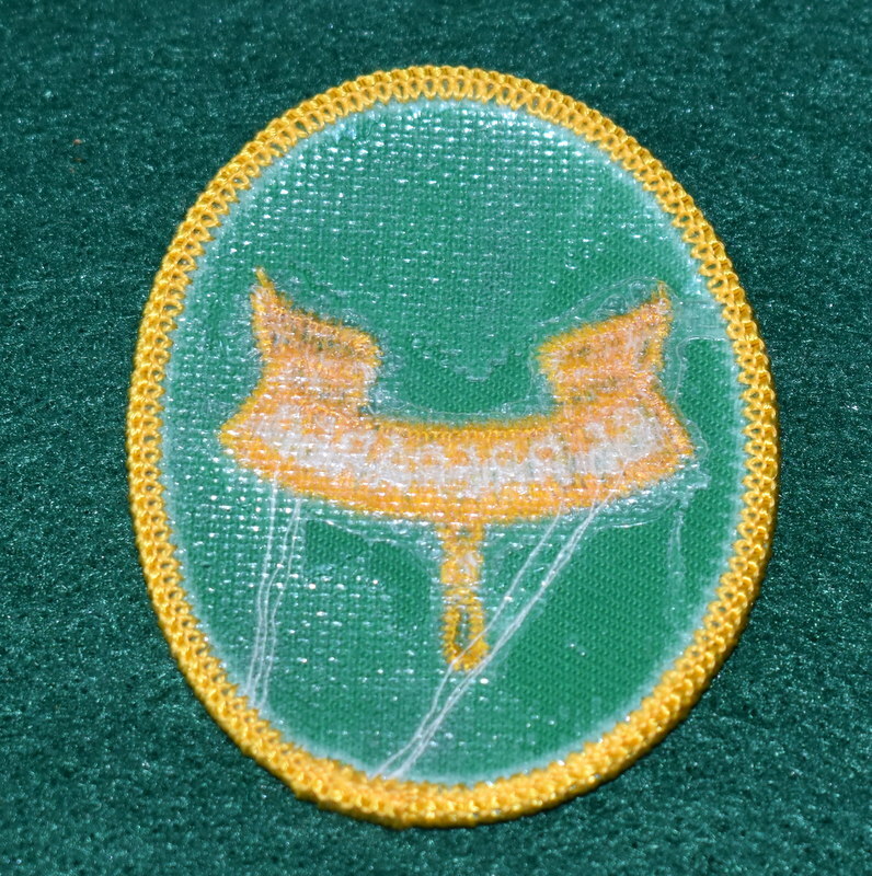 V SCOUT - SECOND CLASS PATCH - GREEN - PLASTIC - NEW - FREE SHIPPING | eBay