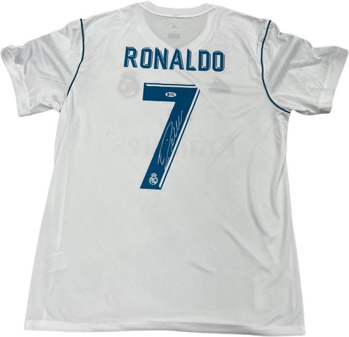 Soccer Player Cristiano Ronaldo Hand Signed Jersey BAS COA | eBay