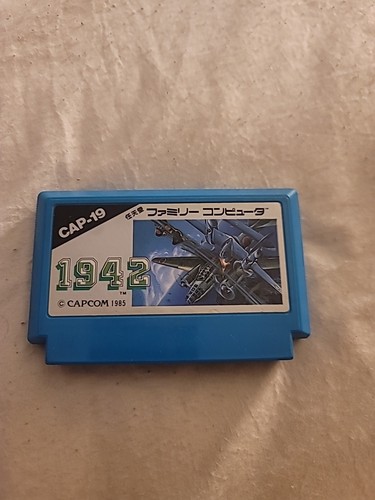 1942 Nintendo Famicom NES Capcom 1985 CAP-19 Japanese Version Shooter Retro Game | eBay