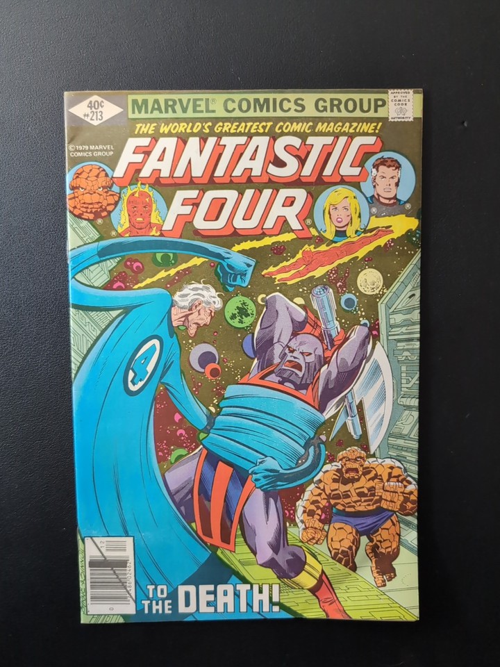 FANTASTIC FOUR #213 - FN+ OWP - Ink Error - MARVEL 1979 | eBay