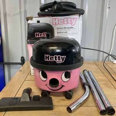 Numatic Hetty 160 - HET160 - Pink Hoover - With Attachments Pole Hose ...