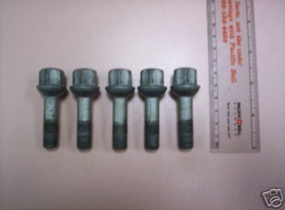 MERCEDES BENZ FACTORY OEM LUGS LUG BOLTS/NUTS 190E C240 C230 C220 C280 ...