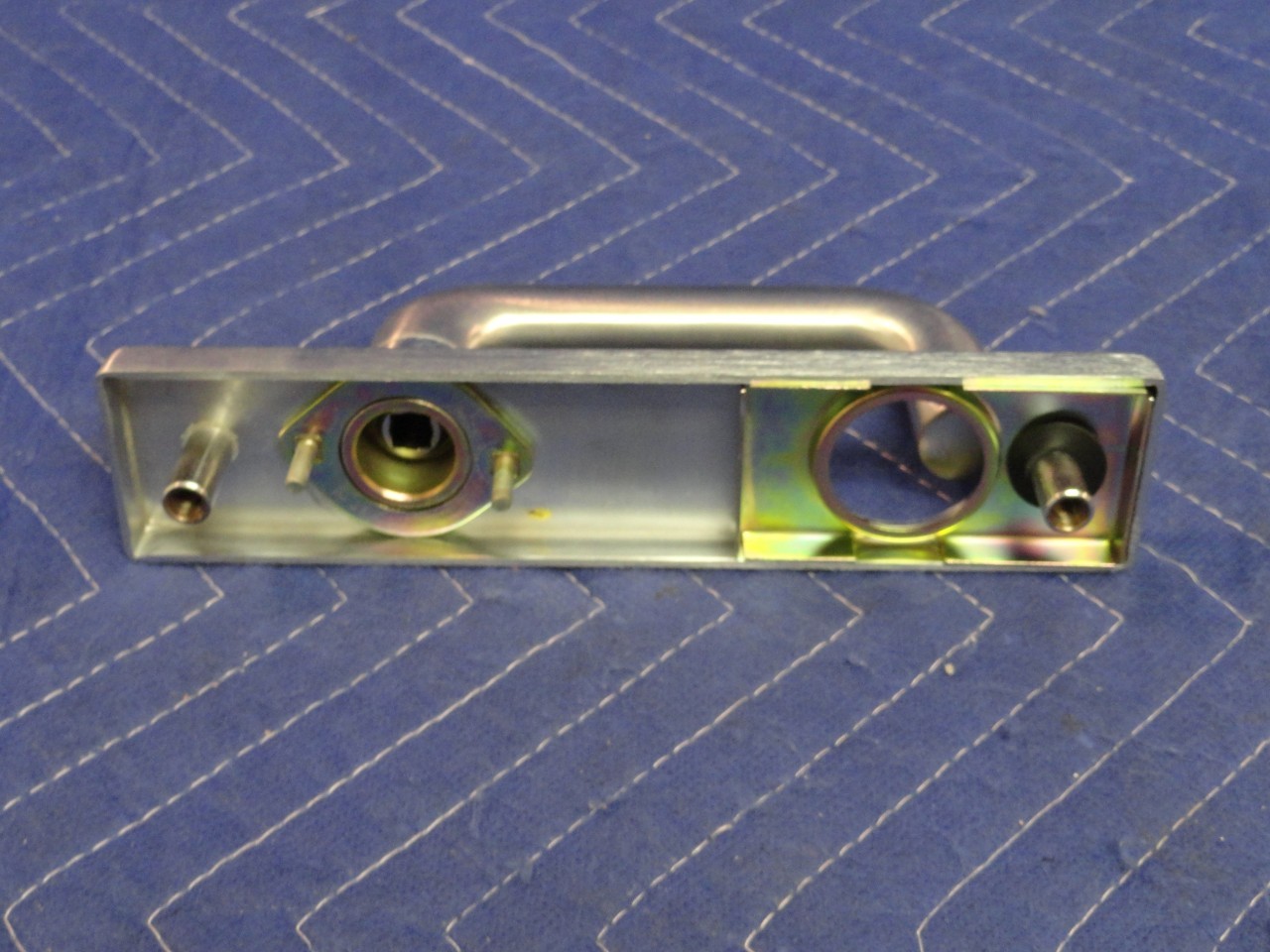 8800 Sargent 80-Series J-Lever Door Handle ET-Trim Satin SS w/ Cylinder ...