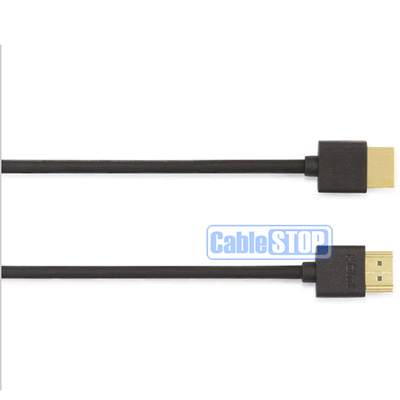 50cm ULTRA SLIM HDMI LEAD FULL HD TV PS3 SKY FLEXIBLE THIN ETHERNET ...