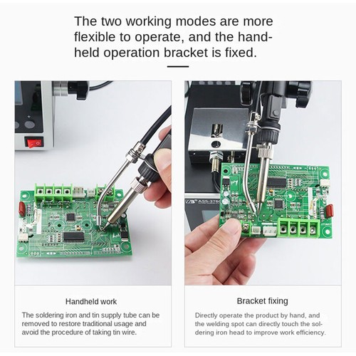 Automatic Tin Feeding Soldering Iron Machine Electric Iron Rework ...