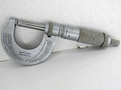 Micrometers - Craftsman Micrometer