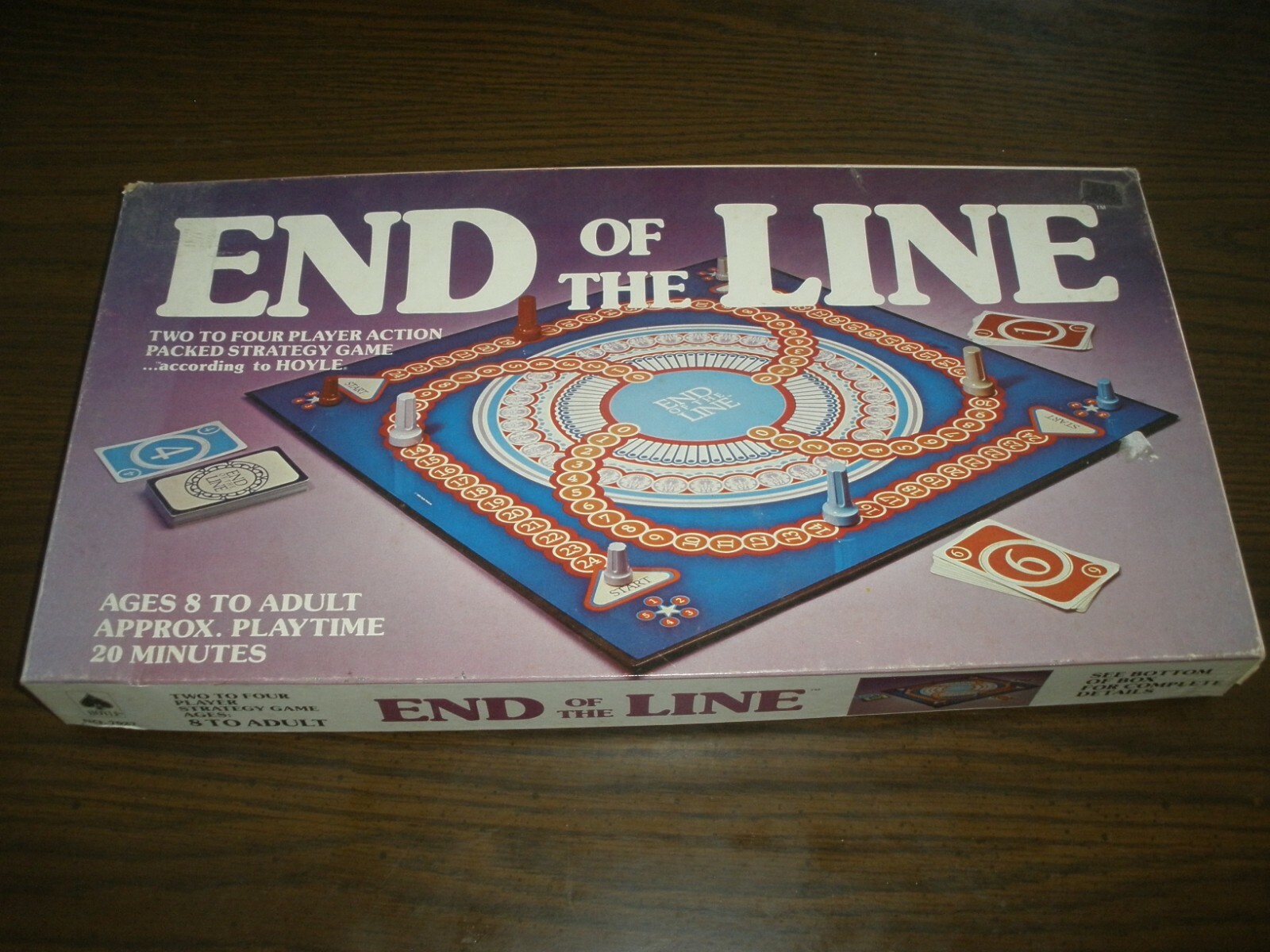 VINTAGE HOYLE END OF THE LINE BOARD GAME COMPLETE 1985 | eBay