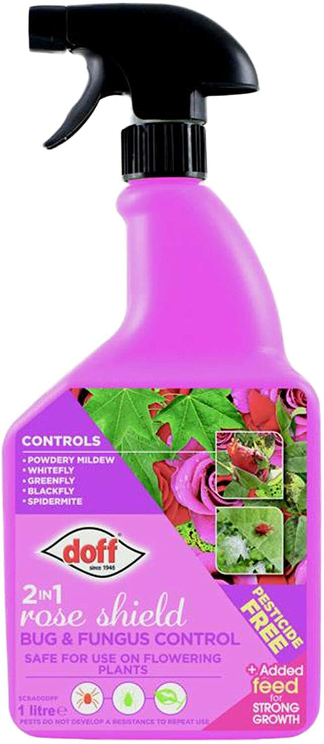 Doff 2 in 1 Rose Shield Bug and Fungus Control 1l Spray Pesticide for ...