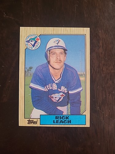 1987 Topps Rick Leach #716 Toronto Blue Jays | eBay