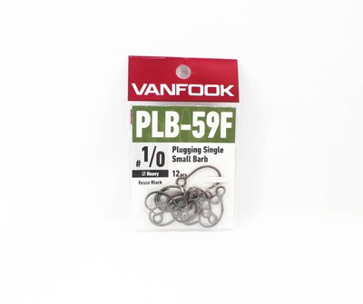 Vanfook PLB-59F Plugging Single Hook Small Barb Size 1/0 (9153) | eBay