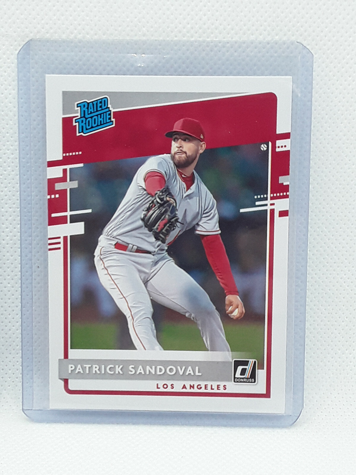 Patrick Sandoval 2020 Donruss Baseball - #47 Rated Rookie - Los Angeles ...