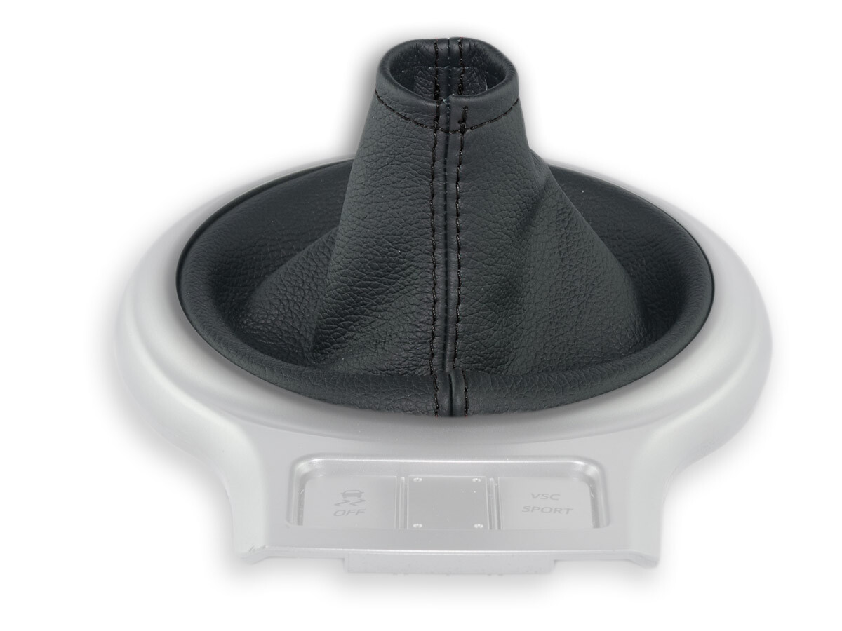 FOR SUBARU BRZ ZC6 12-18 GEAR BOOT SHIFT GAITER GENUINE LEATHER STITCH ...