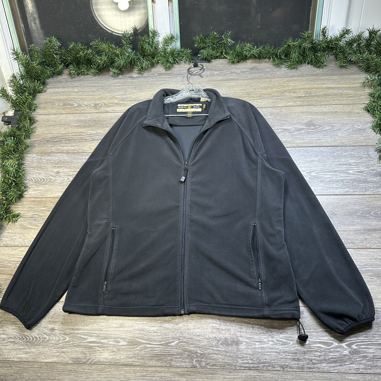 North End Jacket Size XL Extra Large Black Full Zip, Windbreaker ...
