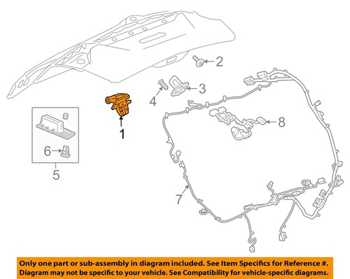 GM OEM 16-23 Encore GX Lift Gate Lock Hardware-Latch 13537996 | eBay
