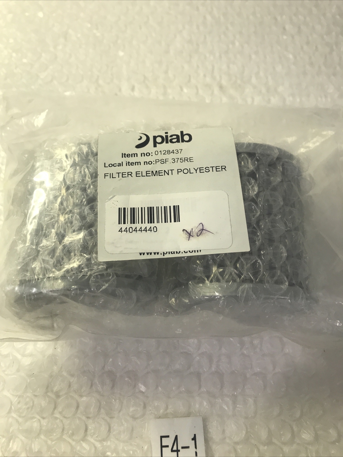 * NEW (LOT OF 2) IN FACTORY BAG PIAB FILTER ELEMENT PSF.375RE # | eBay