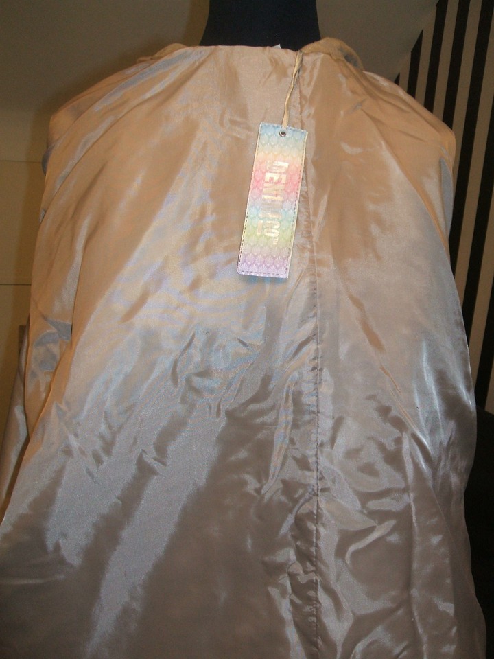 PRIMARK SIZE UK 8 BEIGE FAUX SUEDE CAPE JACKET COAT MAC FULLY LINED ...