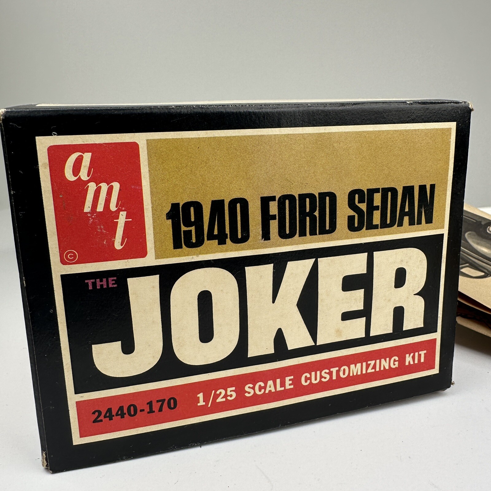 AMT TROPHY SERIES 1940 FORD SEDAN THE JOKER 1/25 SCALE 1960s Release ...