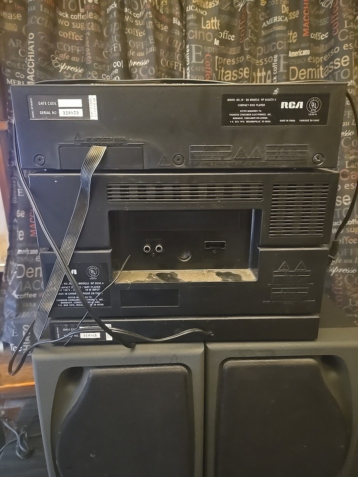 RCA RP-8530 Boombox HiFi Stereo System Vintage Audio CD Player Cassette ...