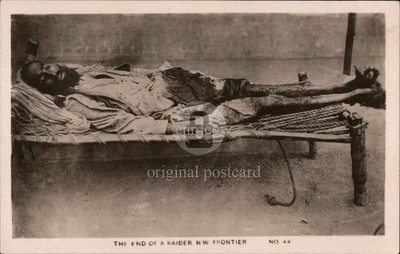 Death RPPC End Raider N.W. Frontier Real Photo Post Card Original ...