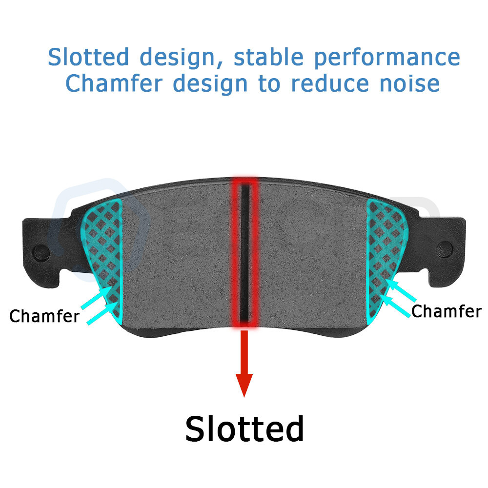Front Metallic Brake Pads For 2008 2009 2010-2012 Ford Escape Hybrid ...