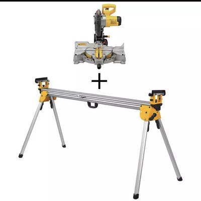 DEWALT DWS779 12 inch Double Bevel Sliding Compound Miter Saw Includes ...