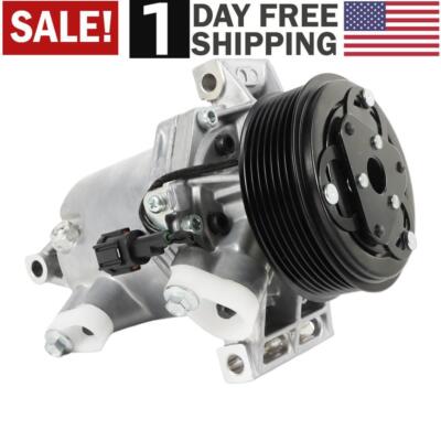 AC Compressor For 2011-2017 Nissan Versa Note Tiida 1.6L 11-2015 Juke ...