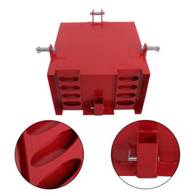 Ballast Box 3 Point Category 1 Tractor Attachment Hitch Counterweight ...