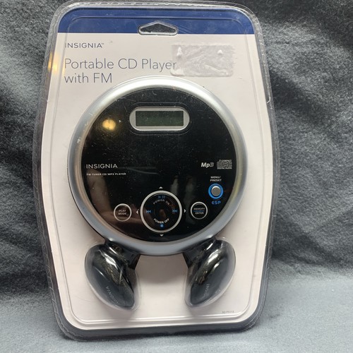 NEW SEALED Insignia Portable CD Player w/ FM MP3 Playback & Headphones ...