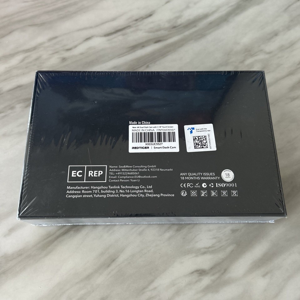 REDTIGER F7N Touch Car Camera Dash Cam 4K Ultra Clear WIFI & APP ...