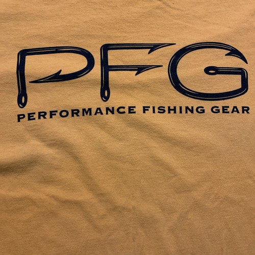 Mens Columbia Sportswear PFG Hook Font Graphic Orange… - Gem