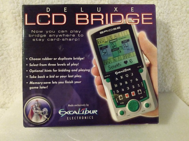 Excalibur Deluxe LCD Bridge Handheld Game Xc5488gn for sale online | eBay