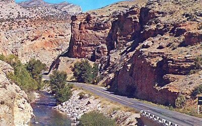 Entrance to Shell Canyon Big Horn Mountains Wyoming Postcard | eBay
