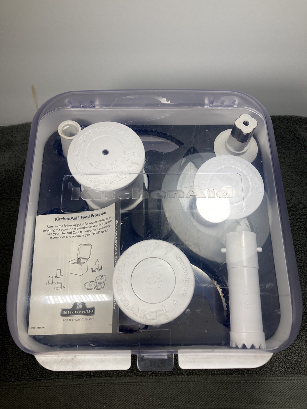 KitchenAid Food Processor Accessories Set W10424583A Discs & Blades ...