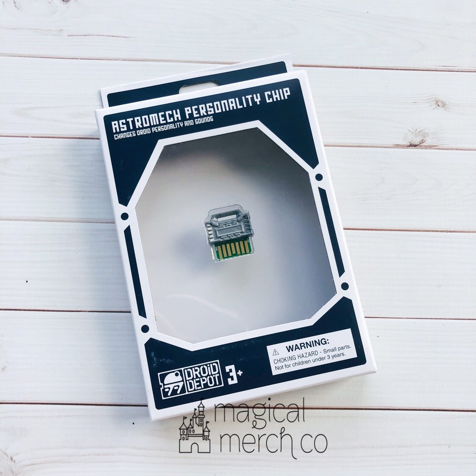 Disney Galaxy’s Edge Star Wars Droid Depot Personality Chip Gray Silver ...
