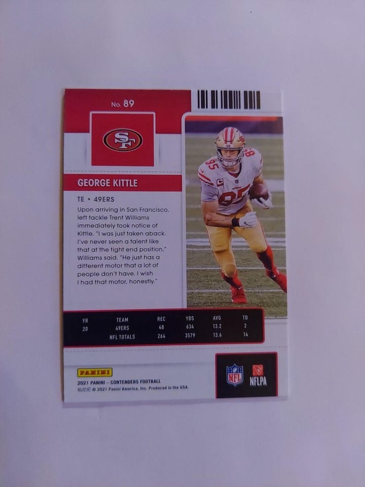 2021 Panini Contenders - #89 George Kittle | eBay
