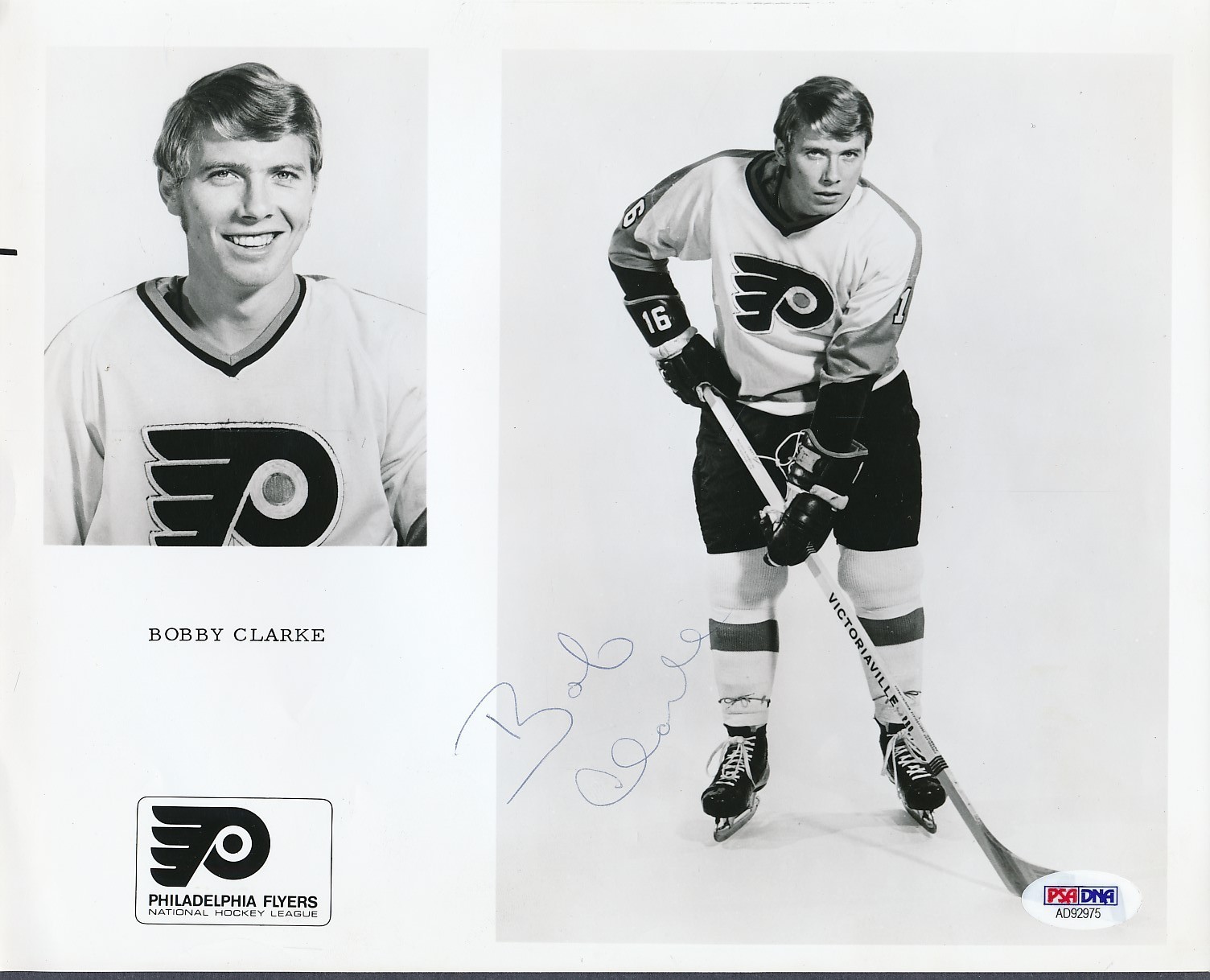 Bobby Clarke Flyers Signed 8x10 Photo Autograph Auto PSA/DNA AD92975 | eBay