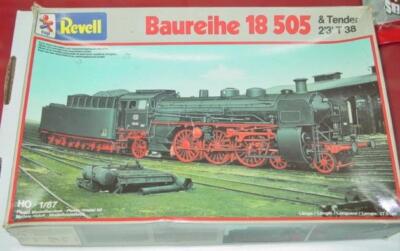 Ceji REVELL 1/87 HO Scale : BAUREIHE 18 505 & Tender T 38 Model Kit ...