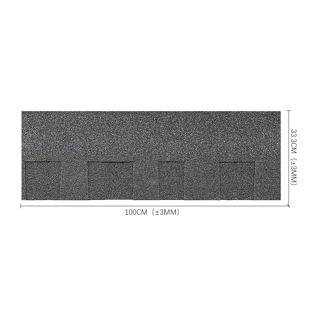 14pcs Roofing Felt Shingles Tiles Laminated Asphalt Roof Shed Arbour ...