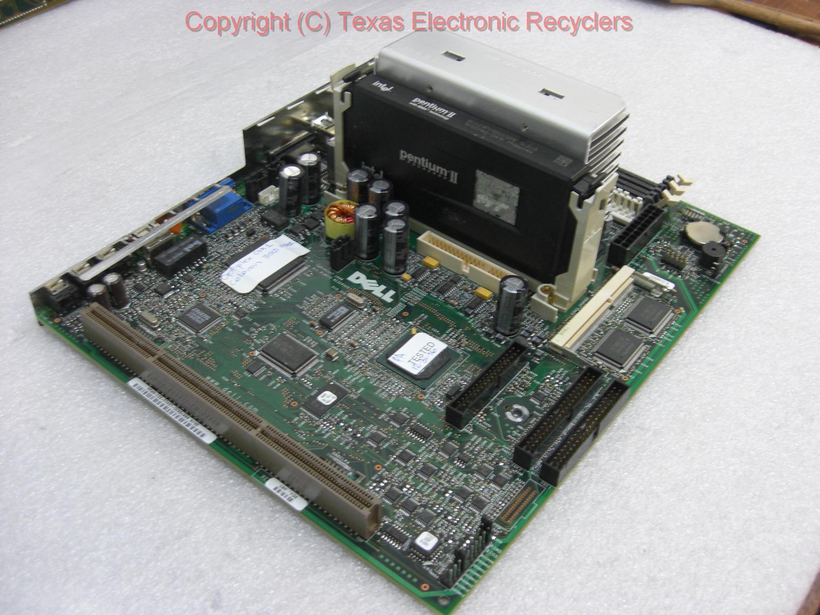 Dell 0007803c 7803c rev a02/rev a08 Motherboard w/ intel sl2u3/SL357 ...