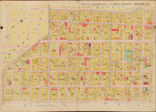 1909 G.M. HOPKINS, WEST HOBOKEN, HUDSON COUNTY NEW JERSEY P.S. #2 COPY ...