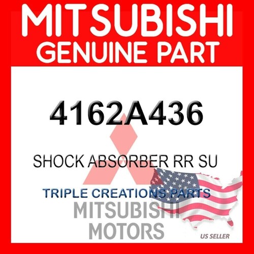 Genuine Mitsubishi 4162A436 Shock Absorber Rear Suspension OEM | eBay
