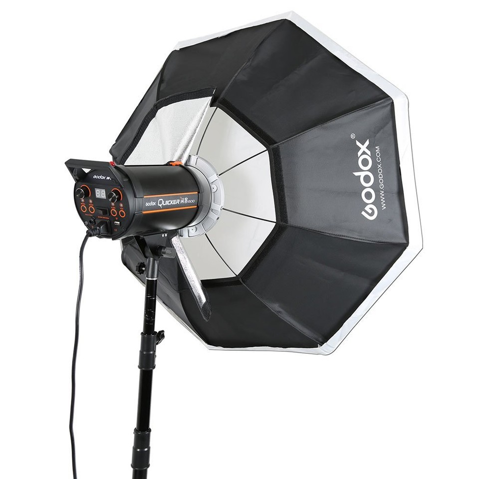 US Godox 95cm/120cm/140cm Studio Bowens Octagon Softbox For Strobe ...