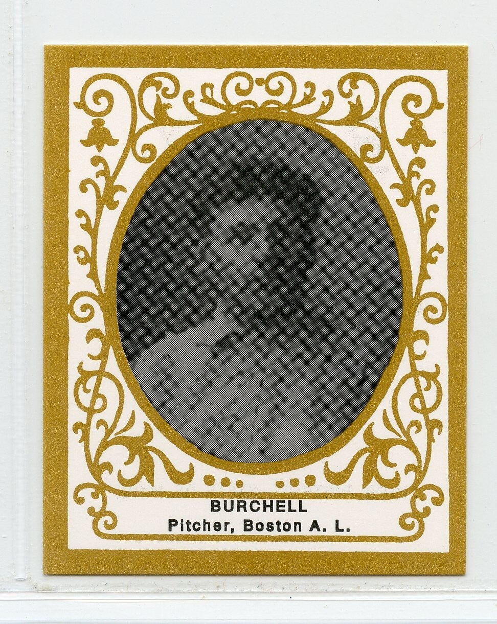 1909 Ramly Cigarettes T204 Reprint - Fred Burchell - Boston Red Sox | eBay