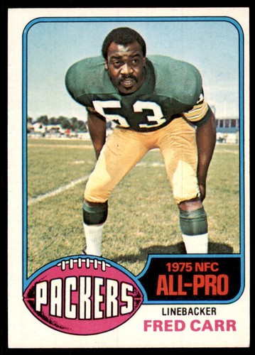 1976 Topps Fred Carr Football Card Green Bay Packers #360 | eBay