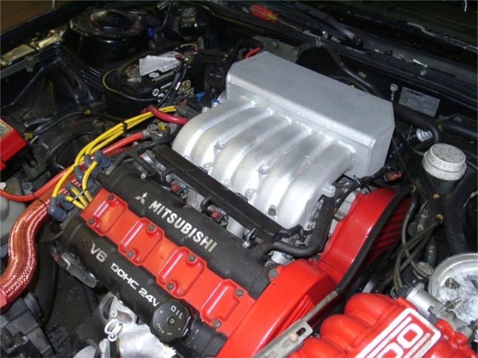 3000GT STEALTH RT VR4 TT GTO CUSTOM RACE INTAKE MANIFOLD TURBO BIG HP ...