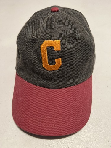 Vintage Cleveland Head Shots KC Caps Red Gray Baseball Hat Adjustable ...