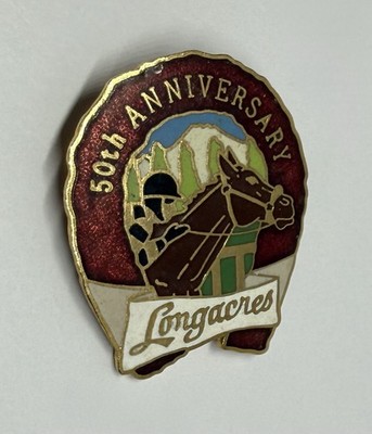 Longacres 50th Anniversary 1983 Horse Racing Track Washington Lapel Pin ...