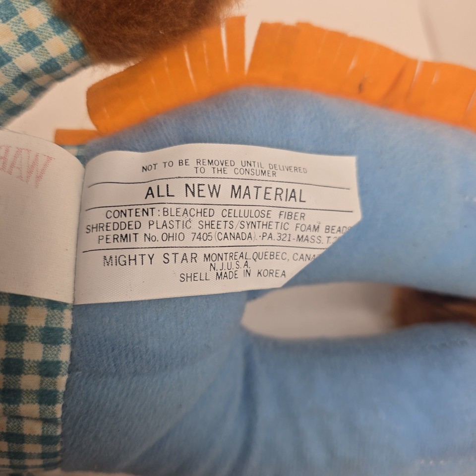 VTG 1971 Warner Bros. Characters Mighty Star Stuffed Wile E. Coyote ...